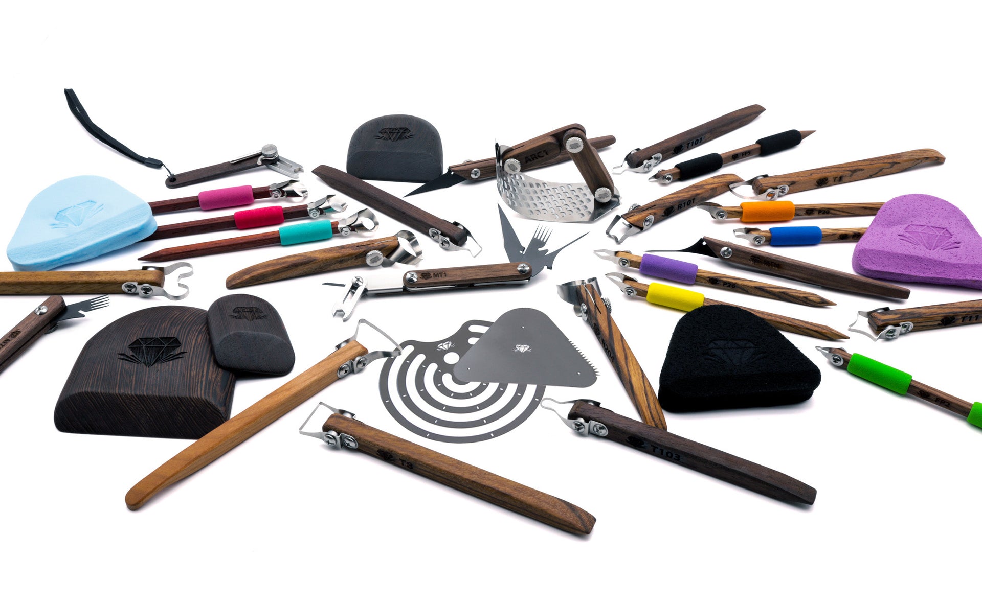 Pottery Tools for Trimming, Carving & Sanding – DiamondCore Tools