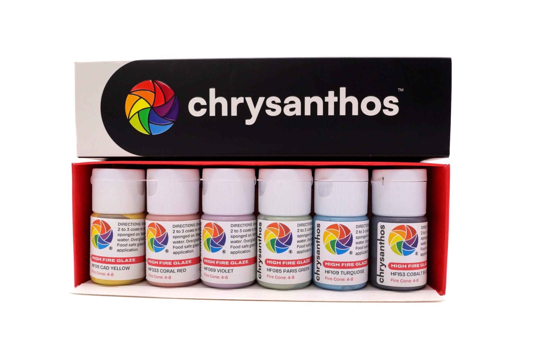 Chrysanthos Glaze High Fire Glaze Sample Pack – DiamondCore Tools