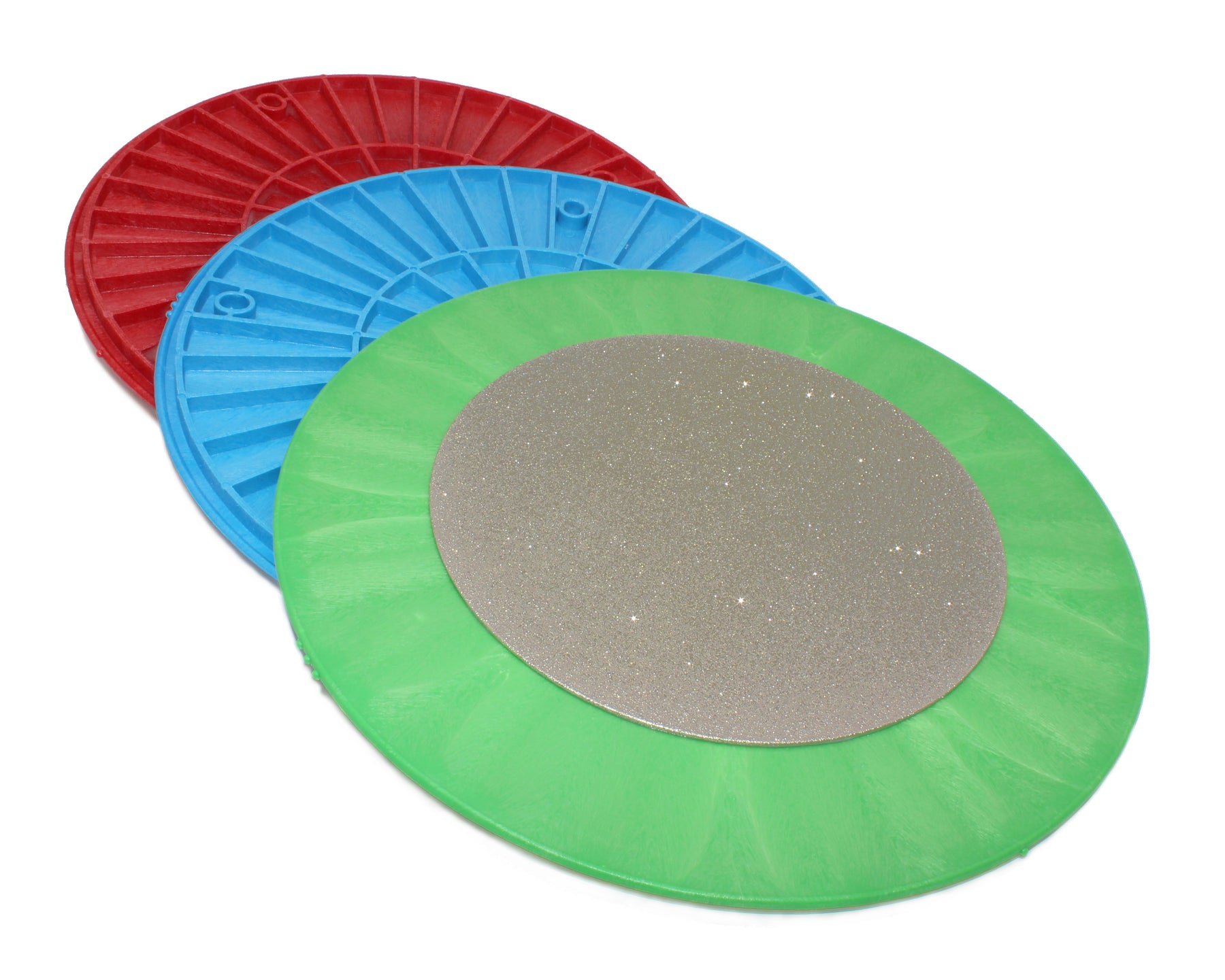 Set of 8" Diamond Grinding Discs on 12" Bats - DiamondCore Tools